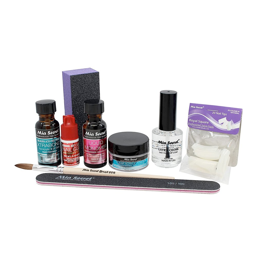 MIA SECRET CLEAR ACRYLIC POWDER KIT - polvos acrílicos